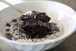 Black Sticky Rice Pudding ( Bubur Ketan Hitam ) – Olivia's Kitchen