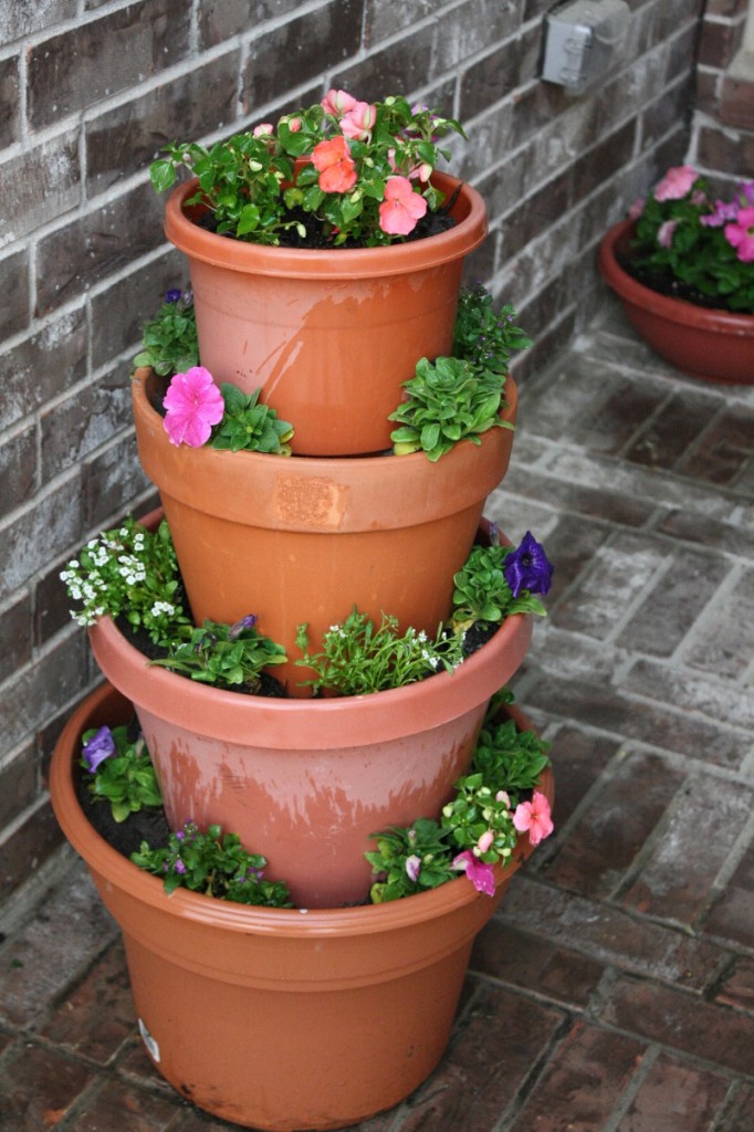 DIY Tiered Flower Pot – Olivia's Kitchen